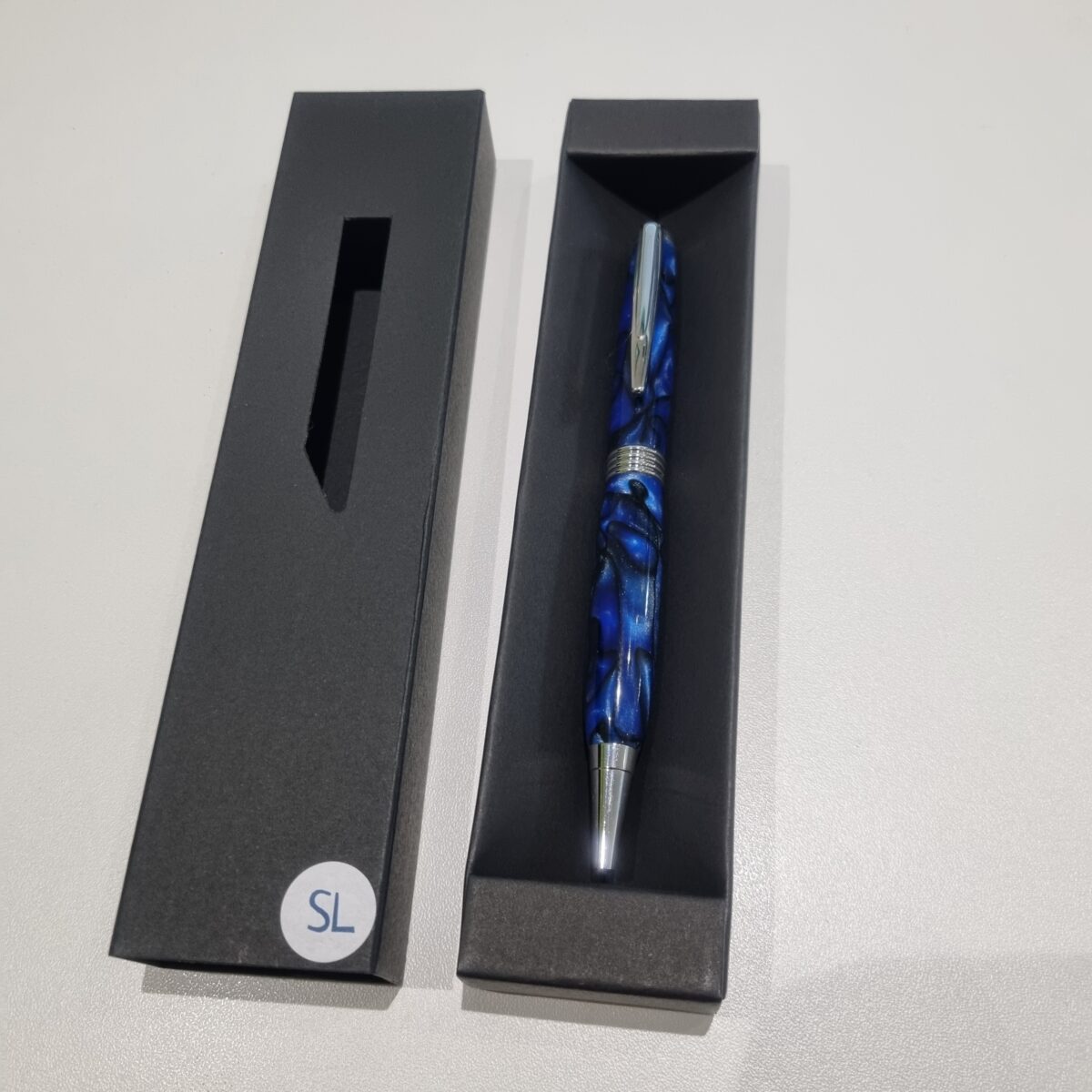 Midnight Blue Acrylic Pen - Scot Lester - Woodcraft & Stationery